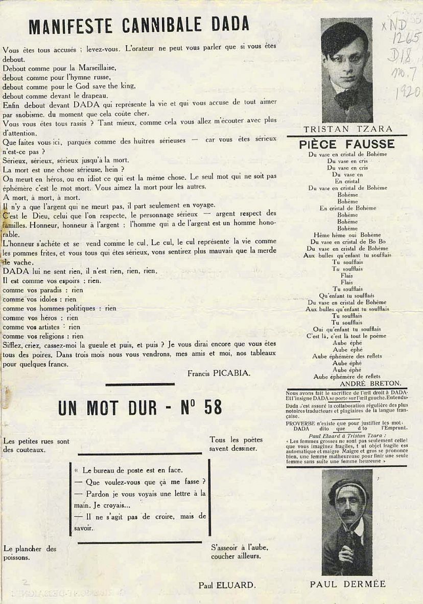 Reappearances of Dada: On Xie Nanxing’s “A Roll of the Dice” - Heichi ...